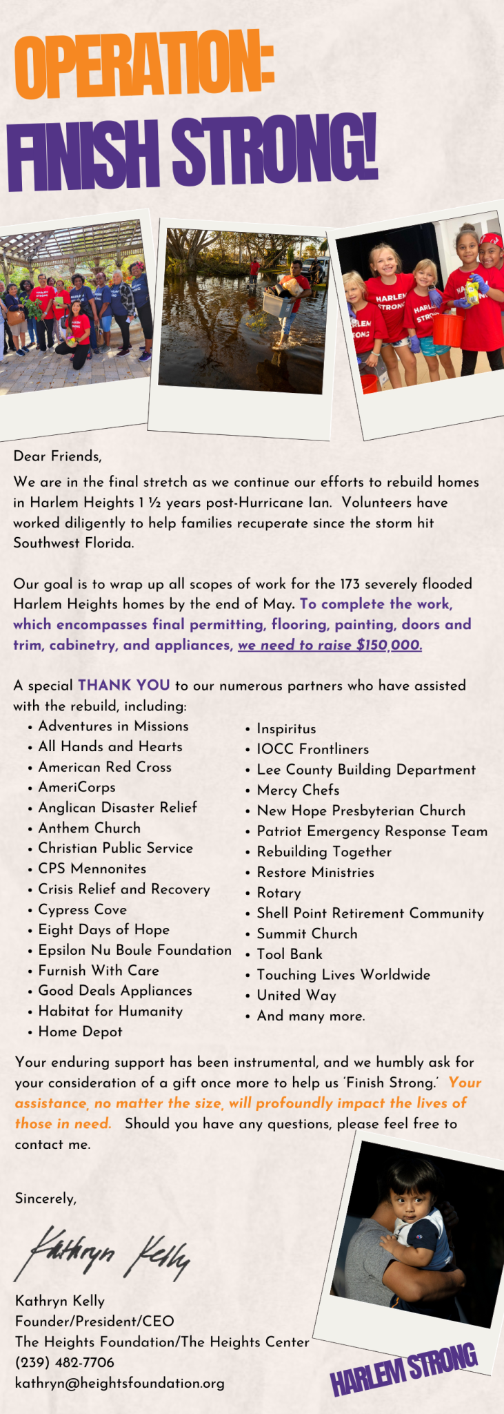 Operation Finish Strong! – The Heights Foundation