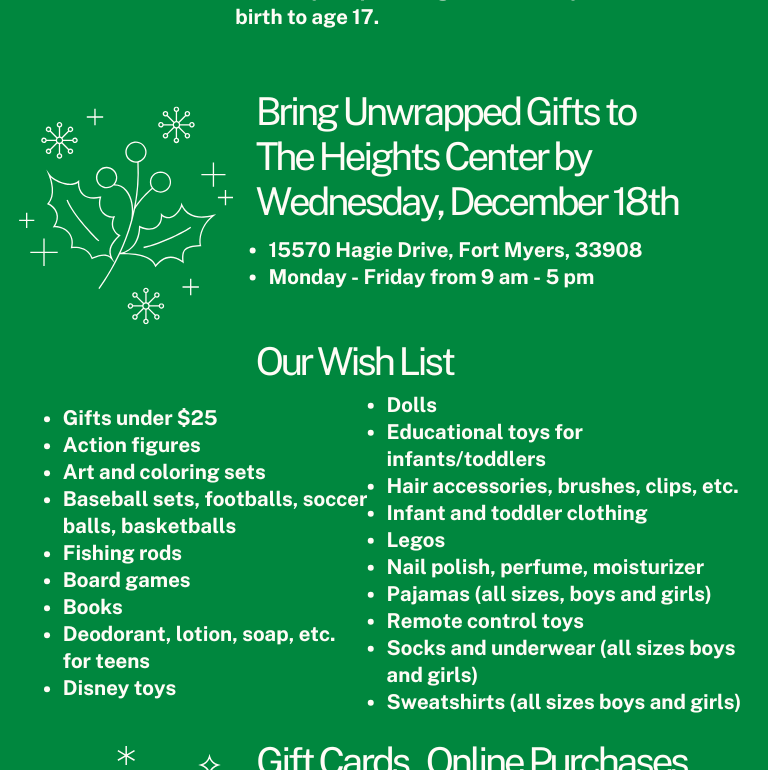 Christmas Outreach – The Heights Foundation